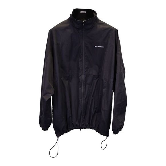 Balenciaga | Jackets & Coats | Balenciaga Windbreaker Jacket In Black ...